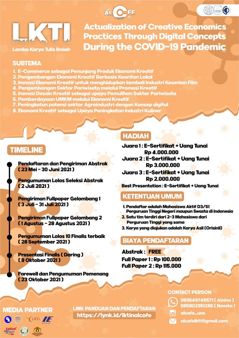 LKTI ALCOFE 15 – Jadwal Event, Info Pameran, Acara & Promo Terbaru