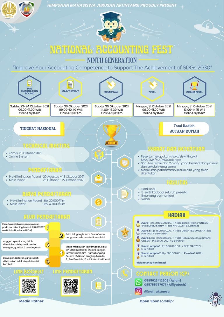 National Accounting Fest 9th Generation – Jadwal Event, Info Pameran ...