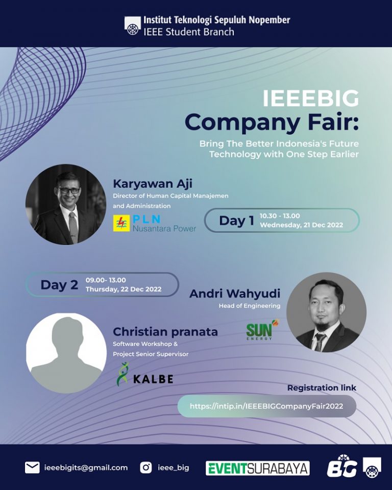 IEEE BIG COMPANY FAIR – Jadwal Event, Info Pameran, Acara & Promo Terbaru