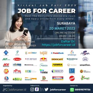 Virtual Job Fair – Job For Career Surabaya – Jadwal Event, Info Pameran, Acara & Promo Terbaru