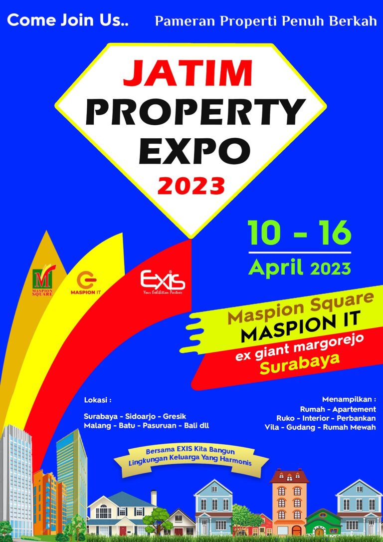 PAMERAN PROPERTI SURABAYA 2023 – JATIM PROPERTY EXPO 2023 – Jadwal ...