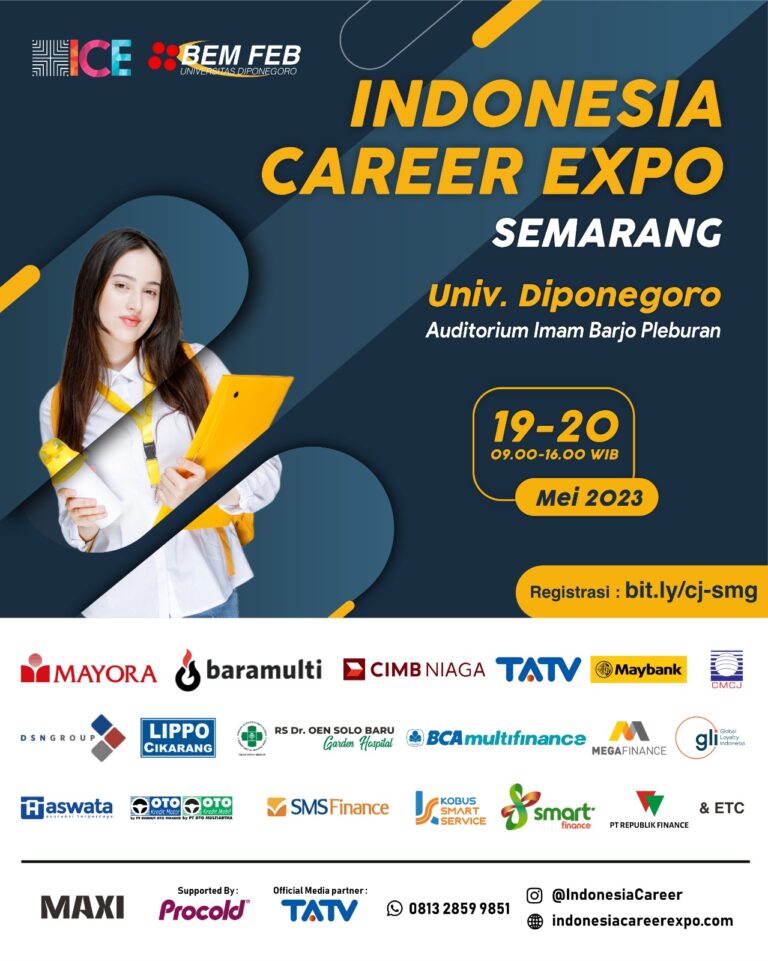 Indonesia Career Expo Semarang 2023 – Jadwal Event, Info Pameran, Acara & Promo Terbaru