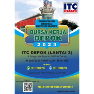 BURSA KERJA DEPOK – JUNI 2023 – Jadwal Event, Info Pameran, Acara & Promo Terbaru