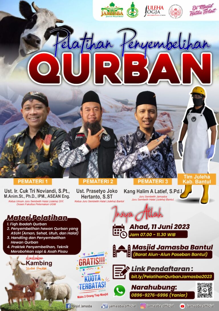 UNDANGAN PELATIHAN PENYEMBELIHAN QURBAN JAMASBA BANTUL – Jadwal Event ...
