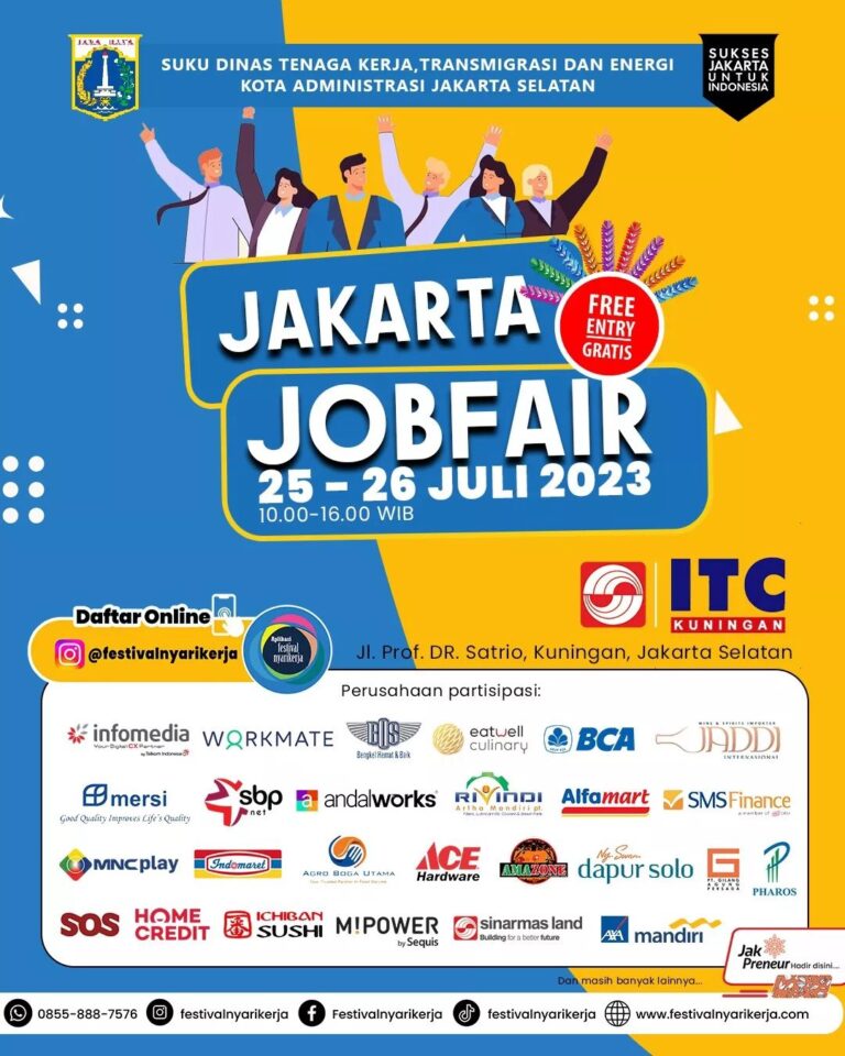 Jobfair Mall ITC Kuningan Jakarta Selatan – Jadwal Event, Info Pameran, Acara & Promo Terbaru