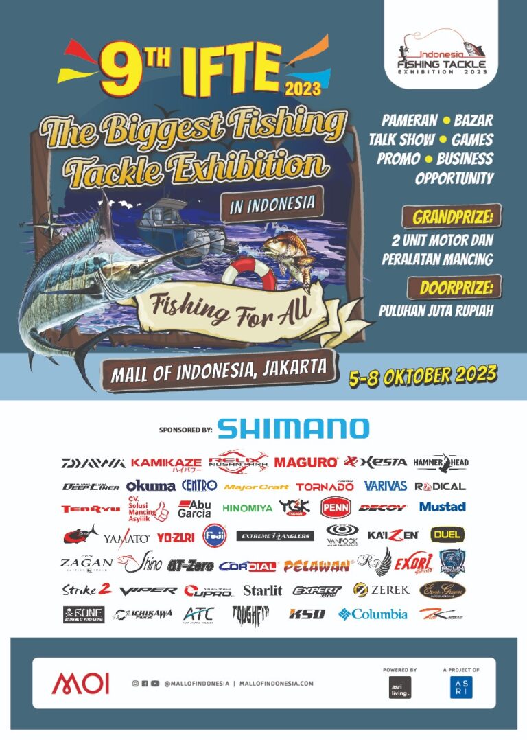 9th IFTE 2023 – Indonesia Fishing Tackle Exhibition – Jadwal Event ...