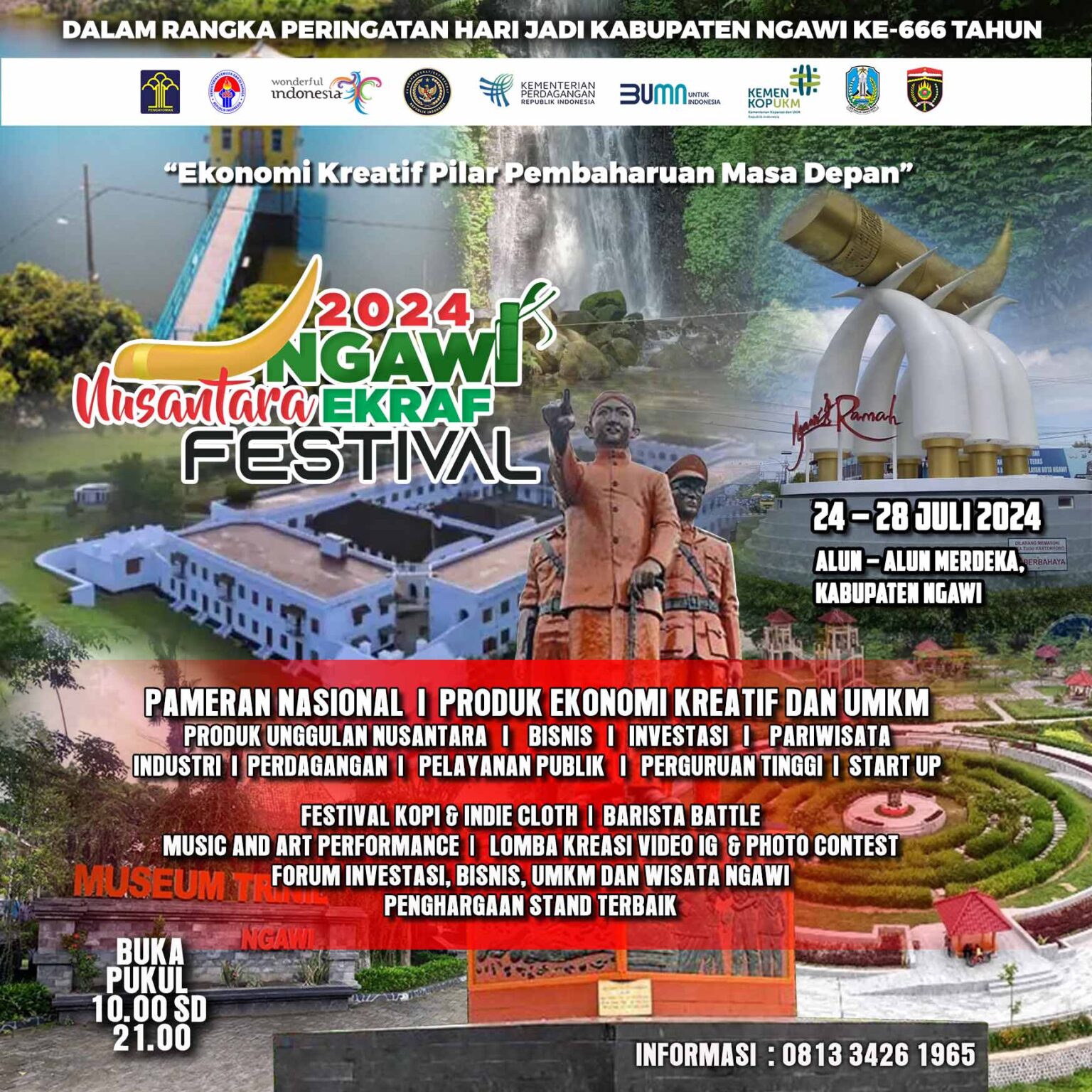 Ngawi Nusantara Ekraf Festival 2024 – Jadwal Event, Info Pameran, Acara ...