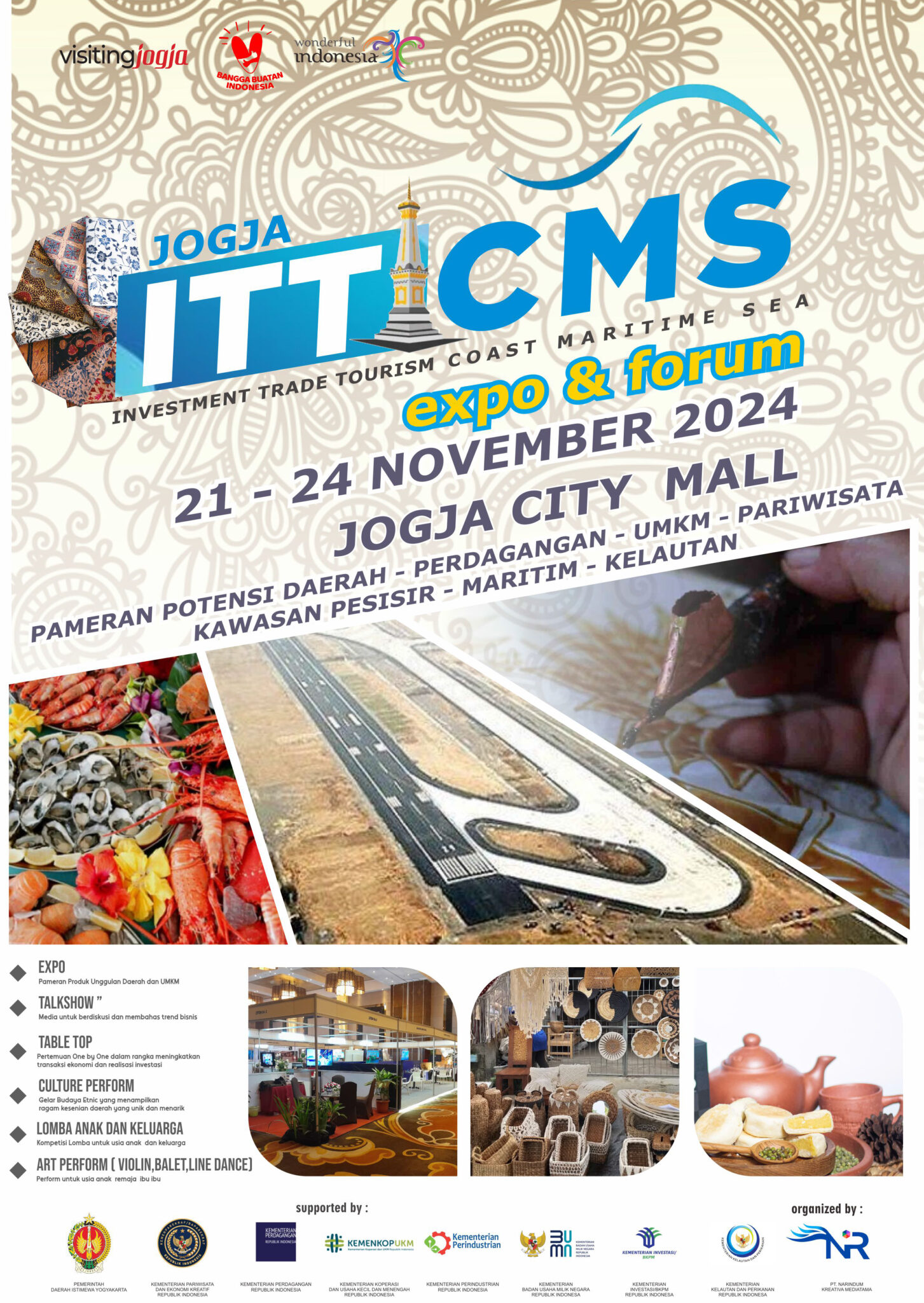 JOGJA ITT CMS (INVESTMENT TRADE TOURISM COAST MARITIME AND SEA) EXPO ...