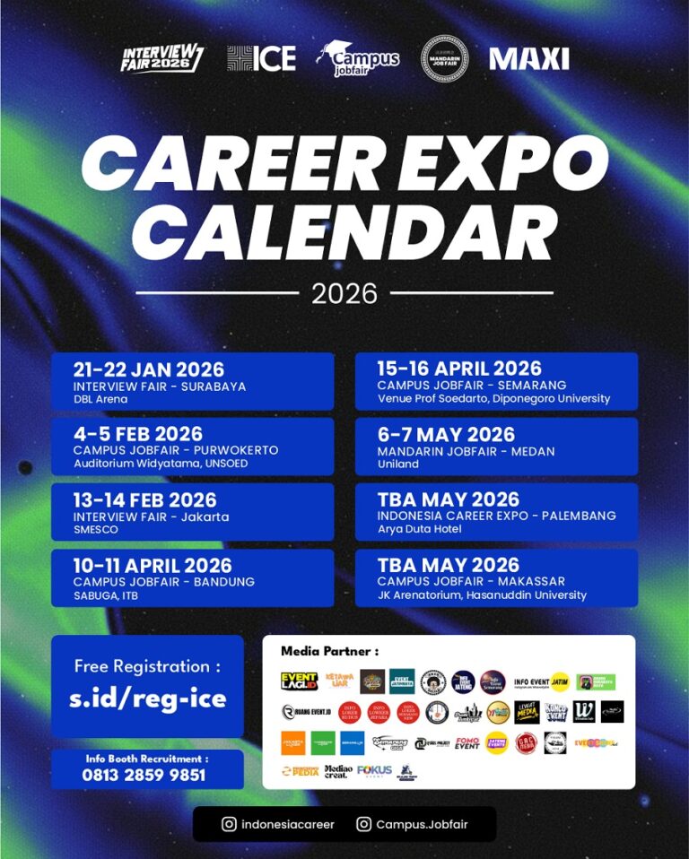 Career Expo Calendar 2026 – Jadwal Event, Info Pameran, Acara & Promo ...